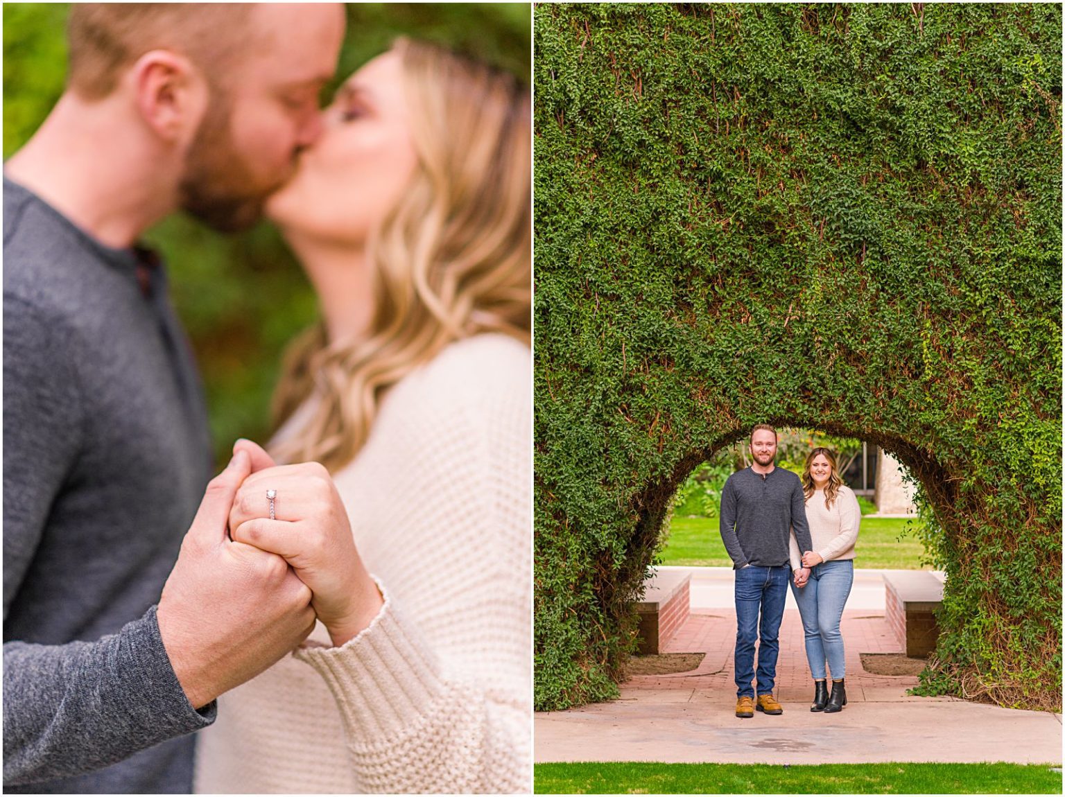 Multi-Location Engagement Photos Around Tucson | Jessica + Mac