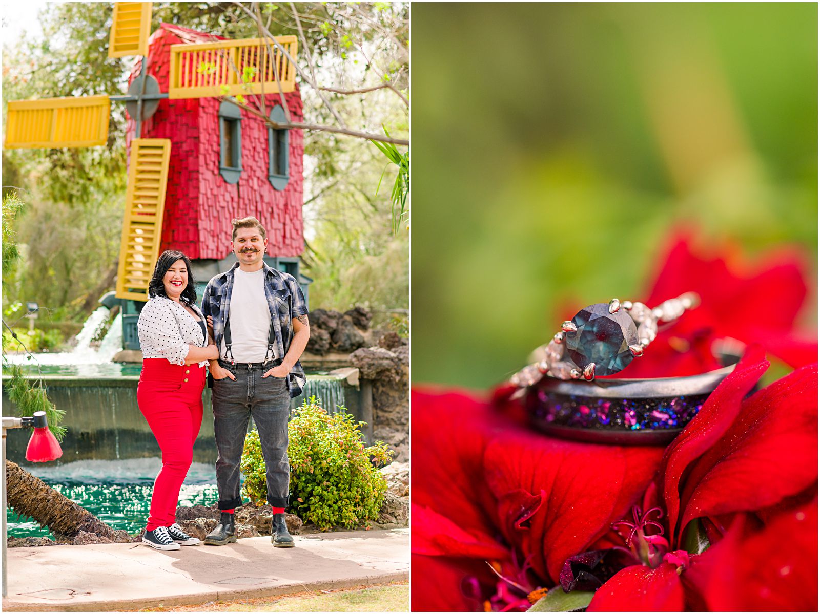 Mini Golf Engagement Session + Desert Trails | Becca + Jake